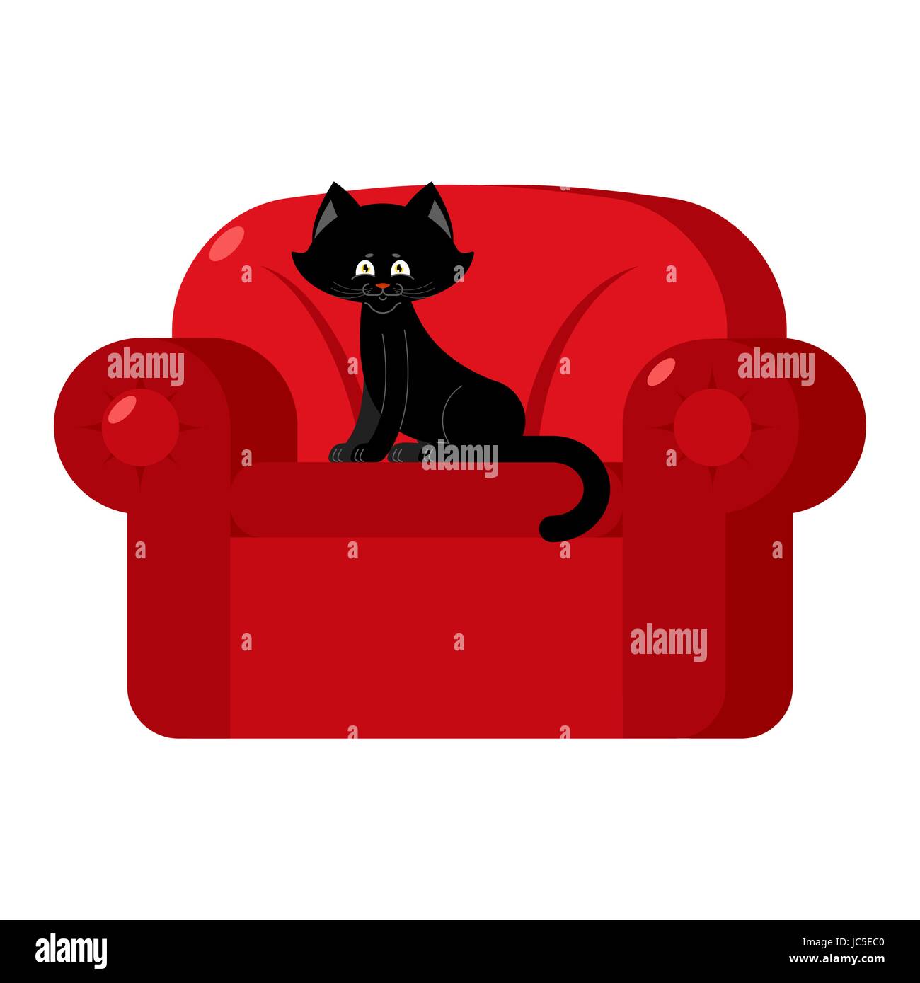 Fluffy cat resting home Cut Out Stock Images & Pictures - Alamy