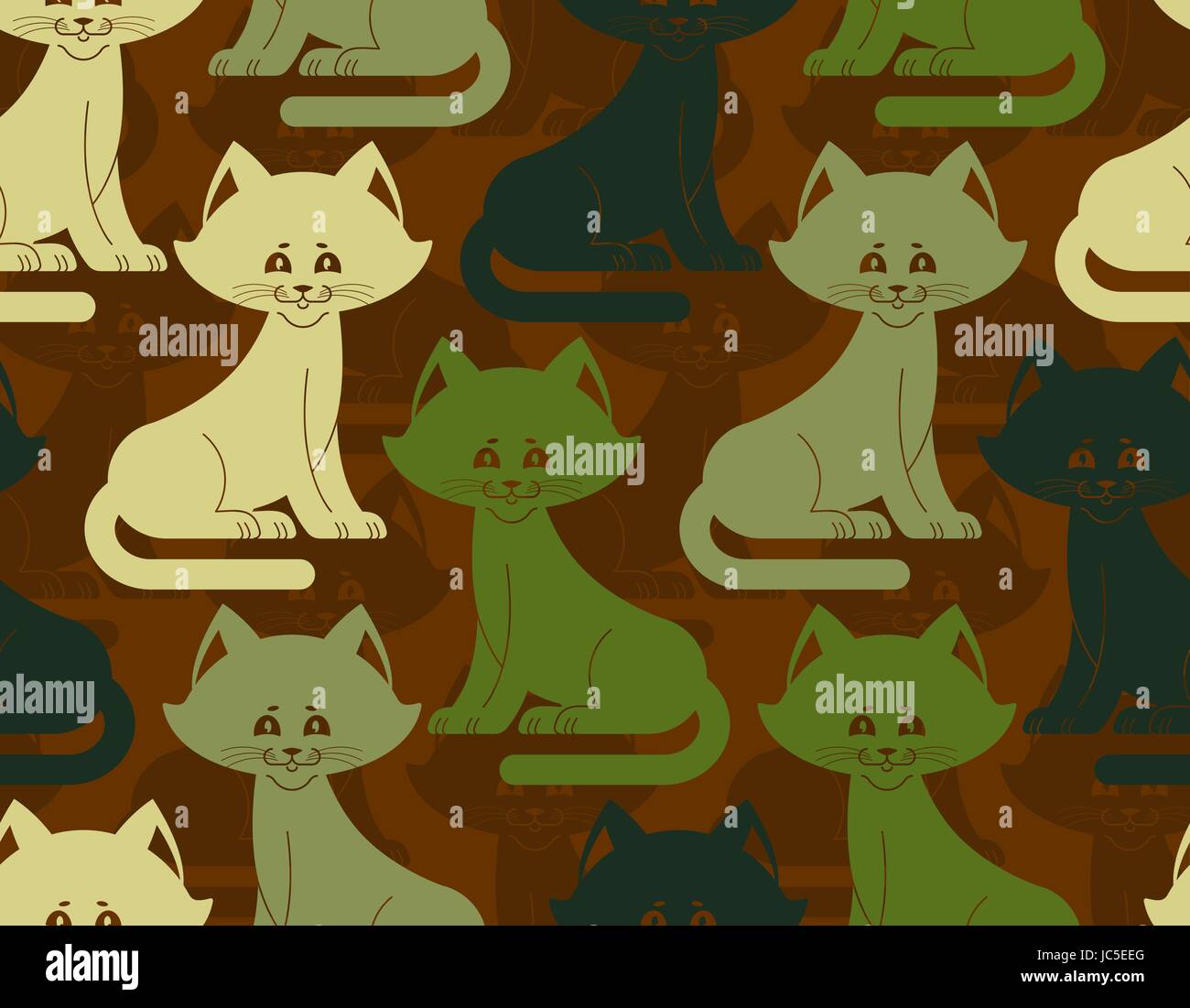 Cat Camouflage Pattern