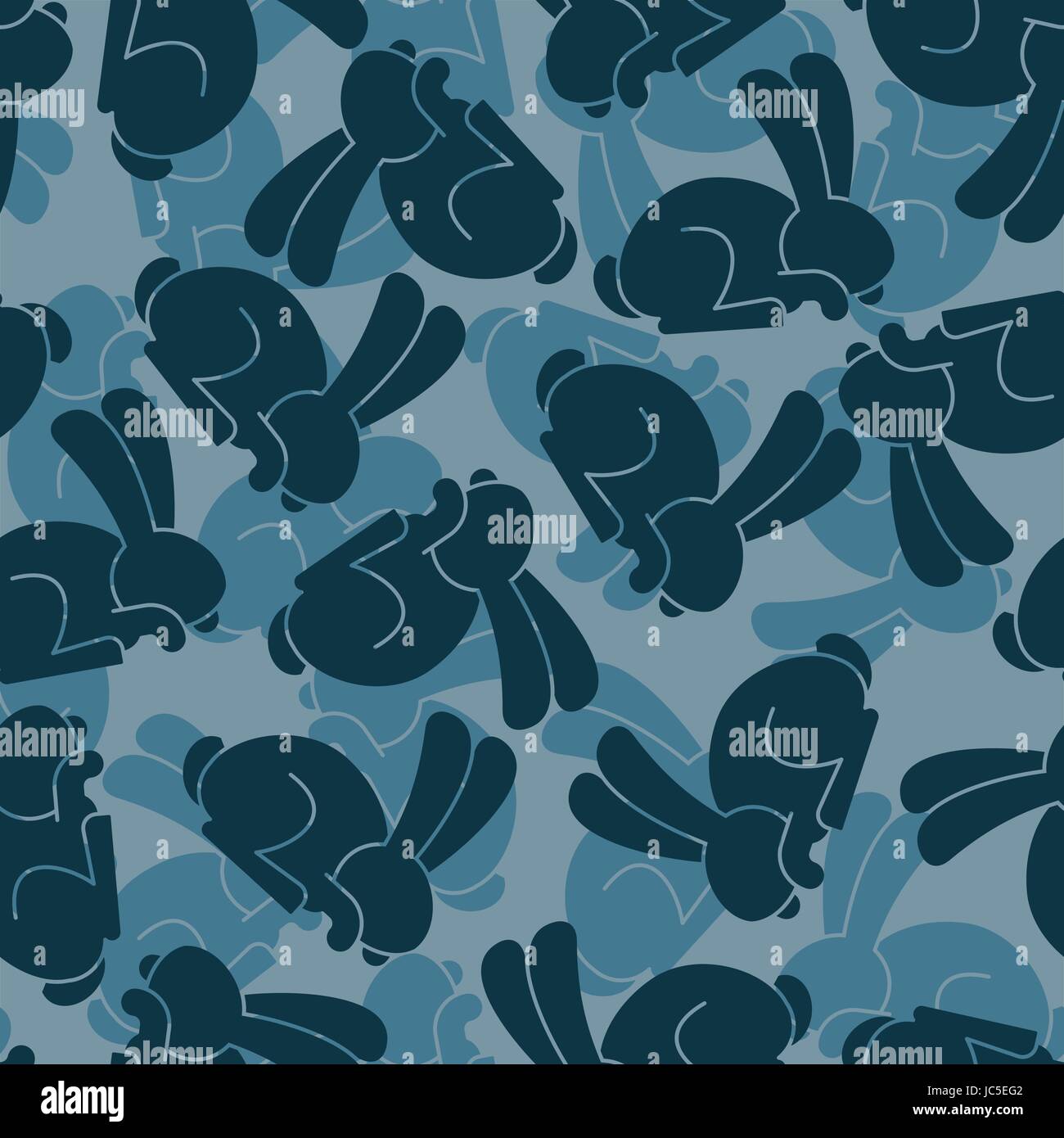Military texture rabbit. Army bunny seamless texture. Soldiers hare ...