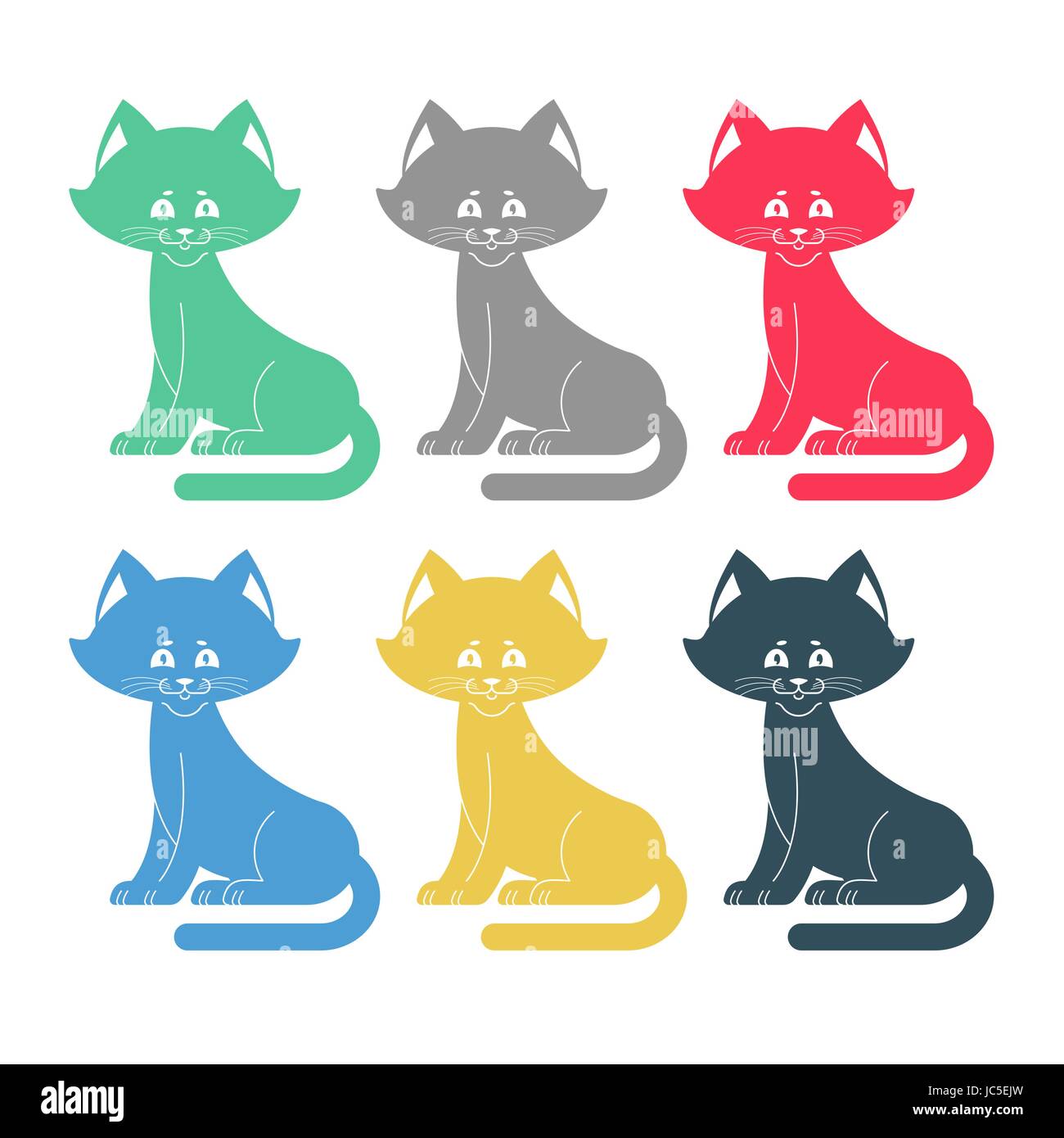 Cats with stripes Stock Vector Images - Alamy