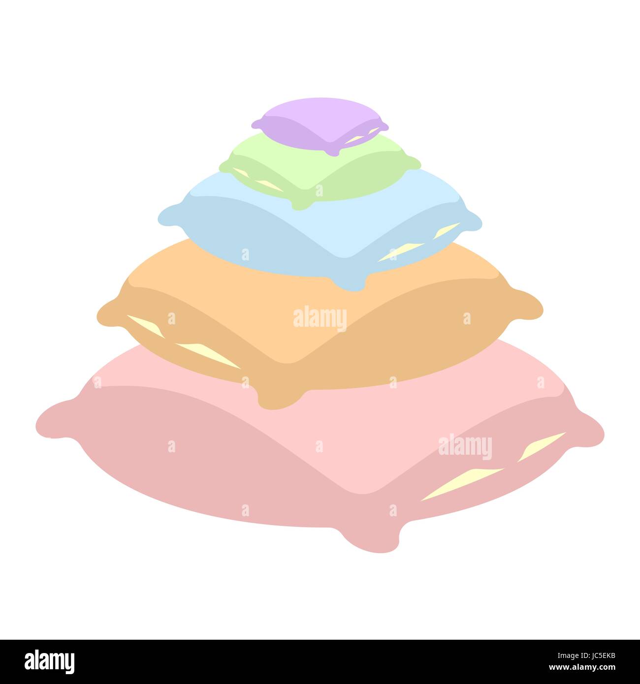 Linen bedding set Stock Vector Images - Alamy