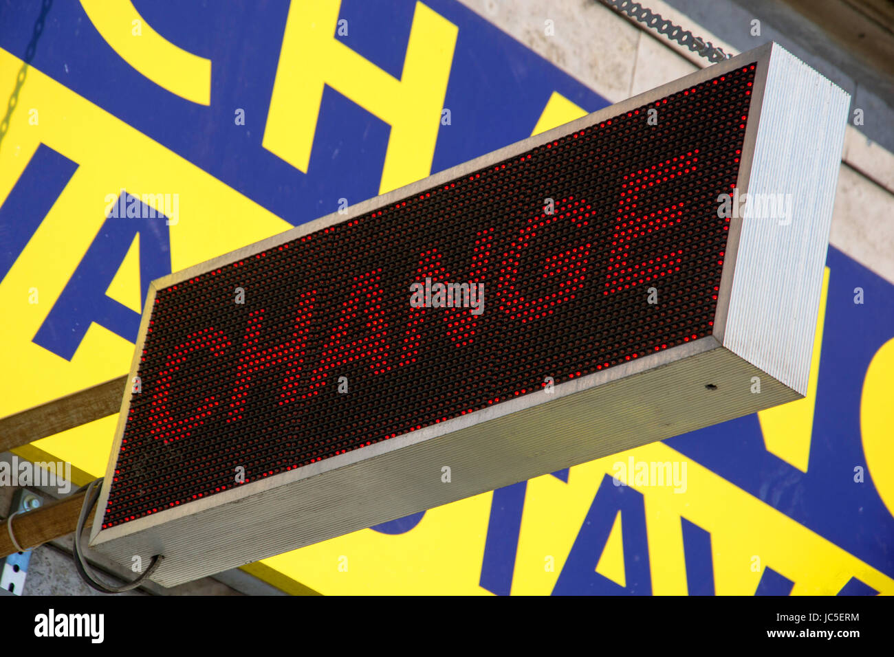 sign with the word change Stock Photo - Alamy