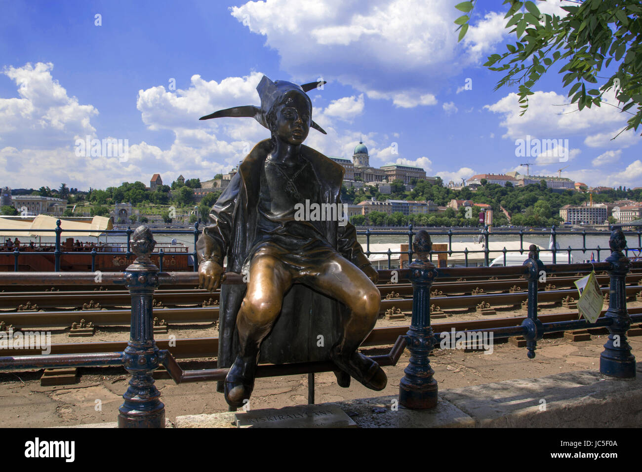 little Princess statue in Budapest Stock Photo - Alamy
