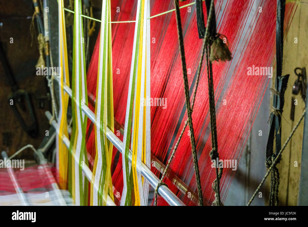 Traditional handloom silk weaving hi-res stock photography and images ...