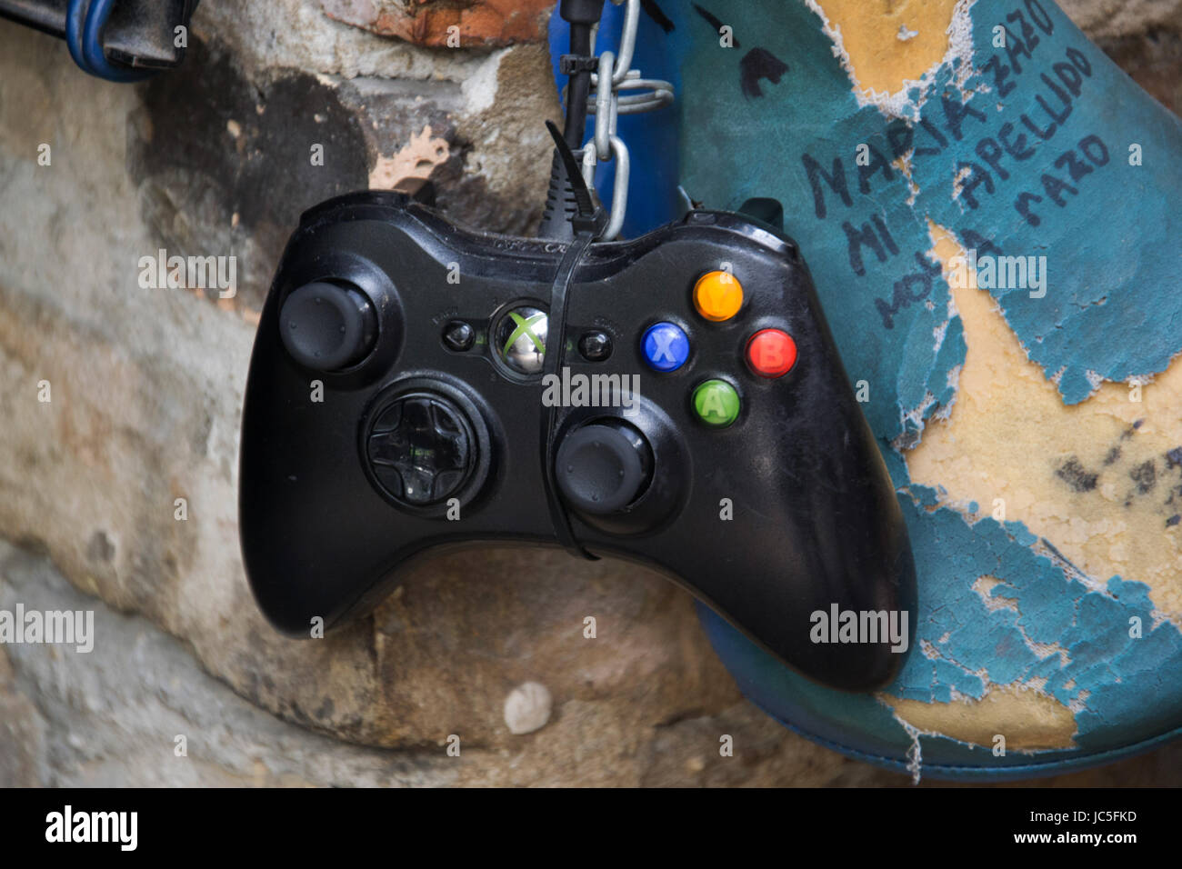 photo of an old joystick Stock Photo - Alamy
