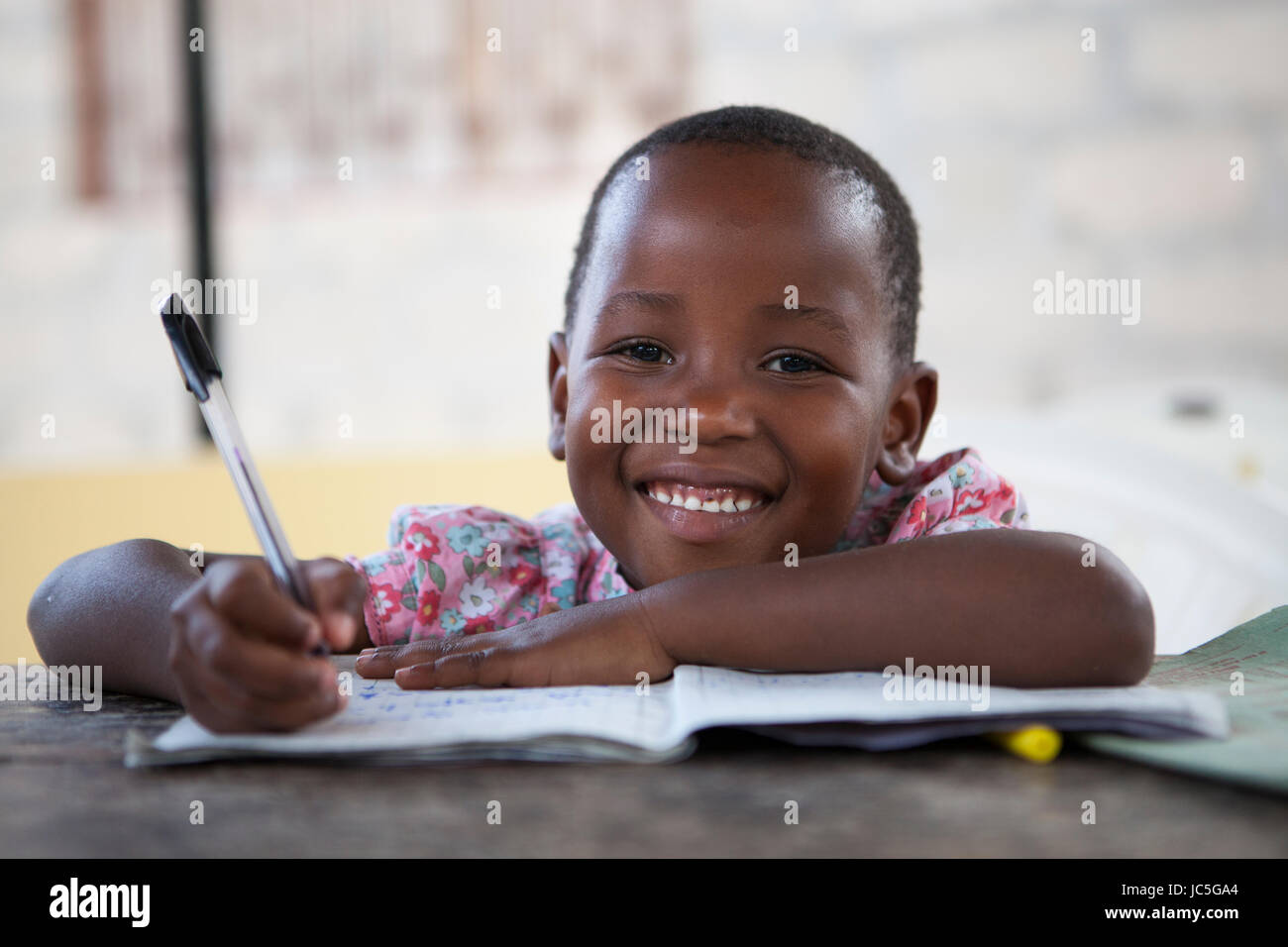 Child studying hi-res stock photography and images - Alamy