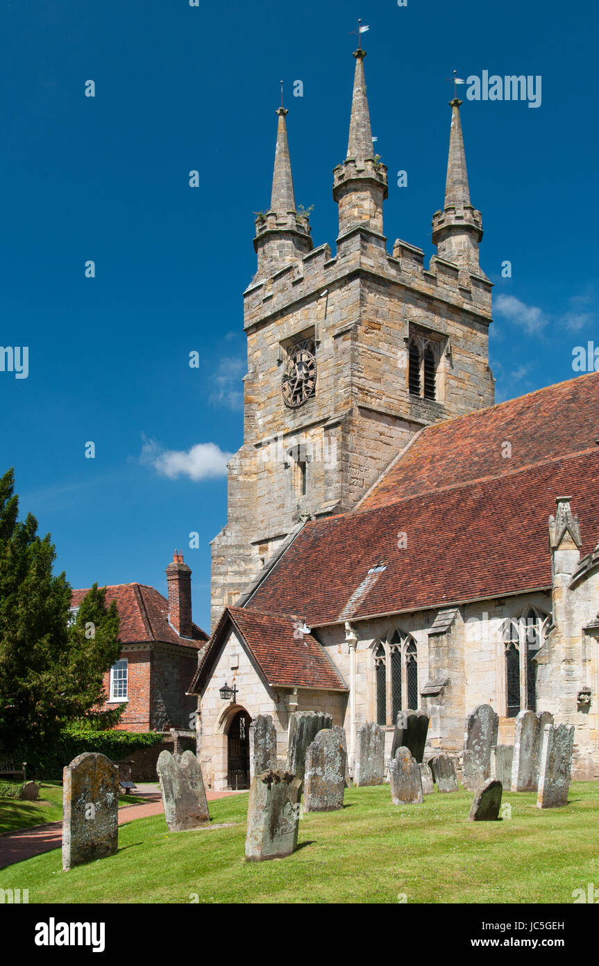 Penshurst Church of St John the Baptist in Penshurst Village, Kent ...