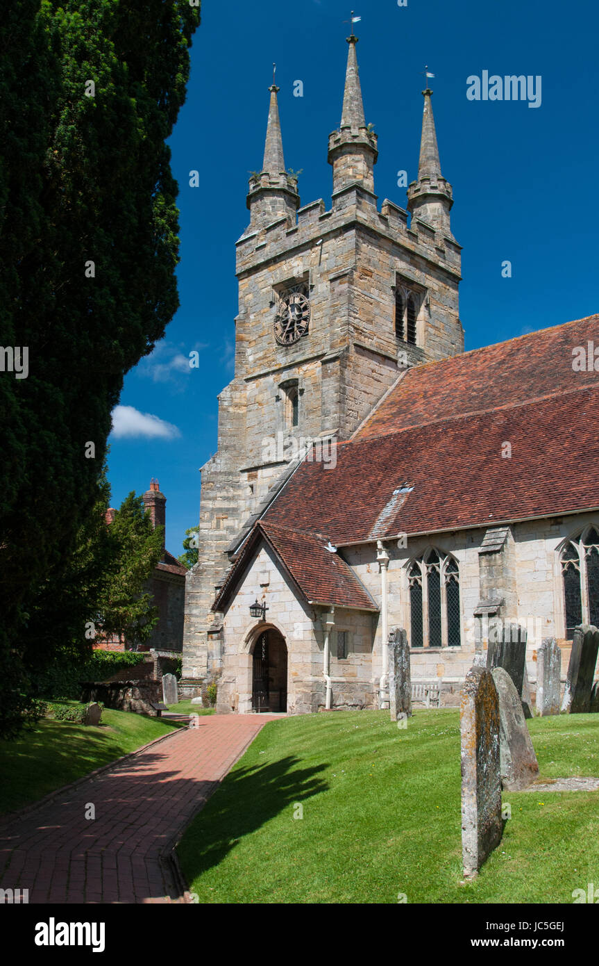 Penshurst Church of St John the Baptist in Penshurst Village, Kent ...