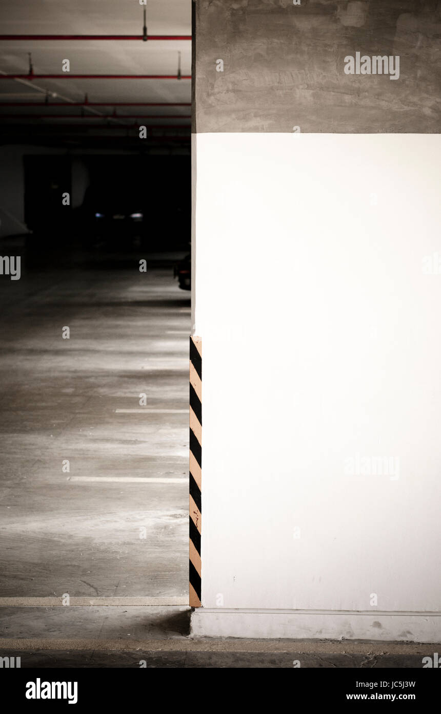 parking lot number wall-parking area Stock Photo - Alamy
