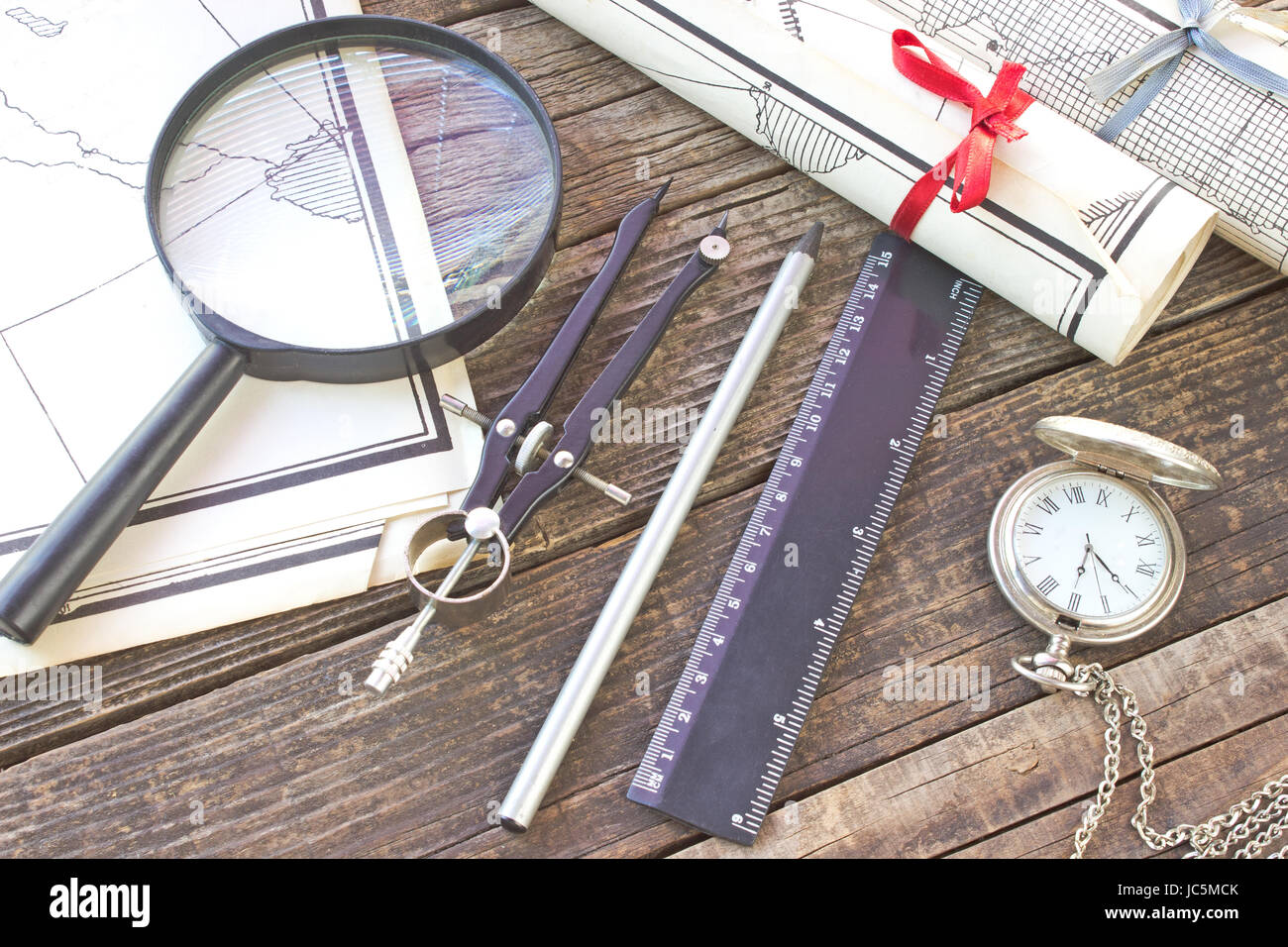 Old traditional paper map maps hi-res stock photography and images - Alamy