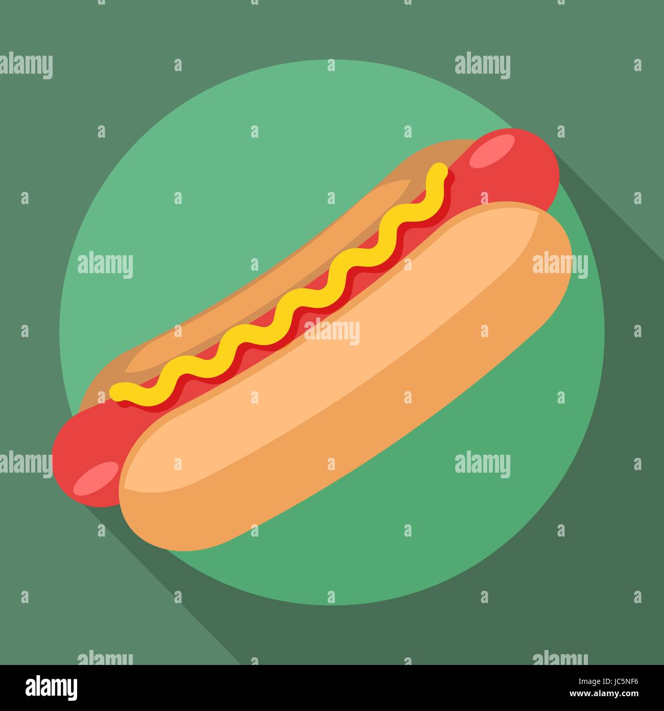 Fast food icon hot dog hi-res stock photography and images - Alamy