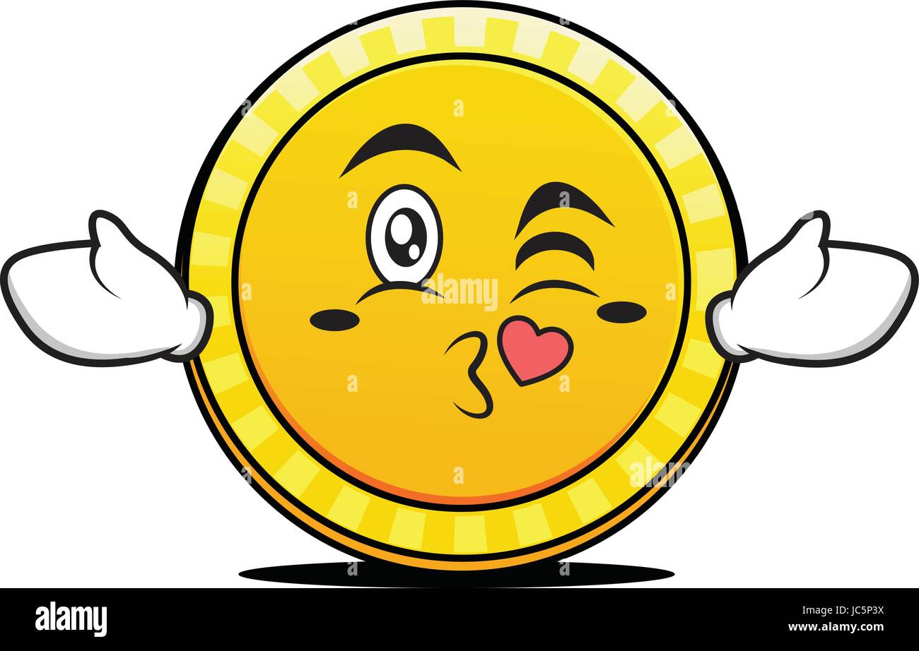 Coin smiley face Stock Vector Images - Alamy