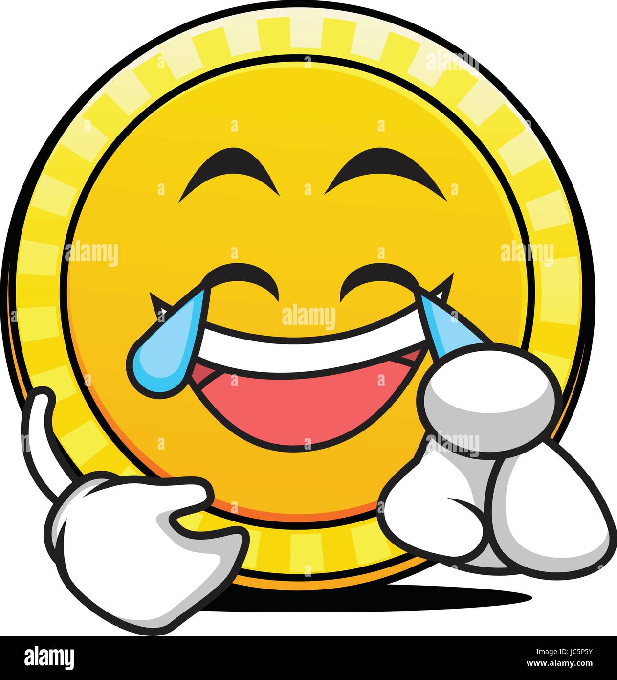 Coin smiley face Stock Vector Images - Alamy