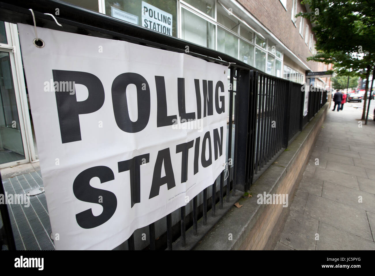 Polling Station in Central London, UK Stock Photo - Alamy