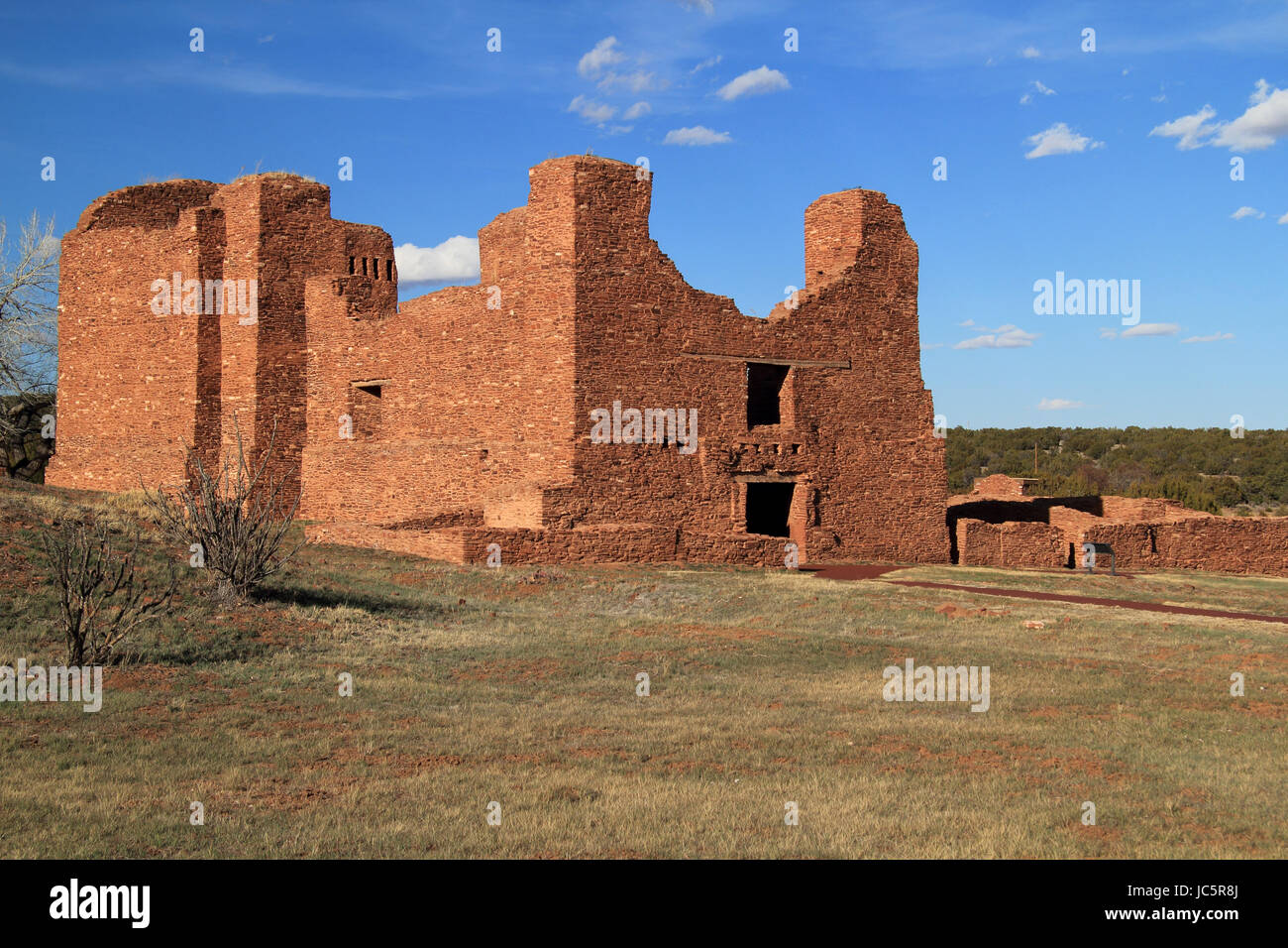 Quarai Ruins at Salinas National Monument in the State of New Mexico ...