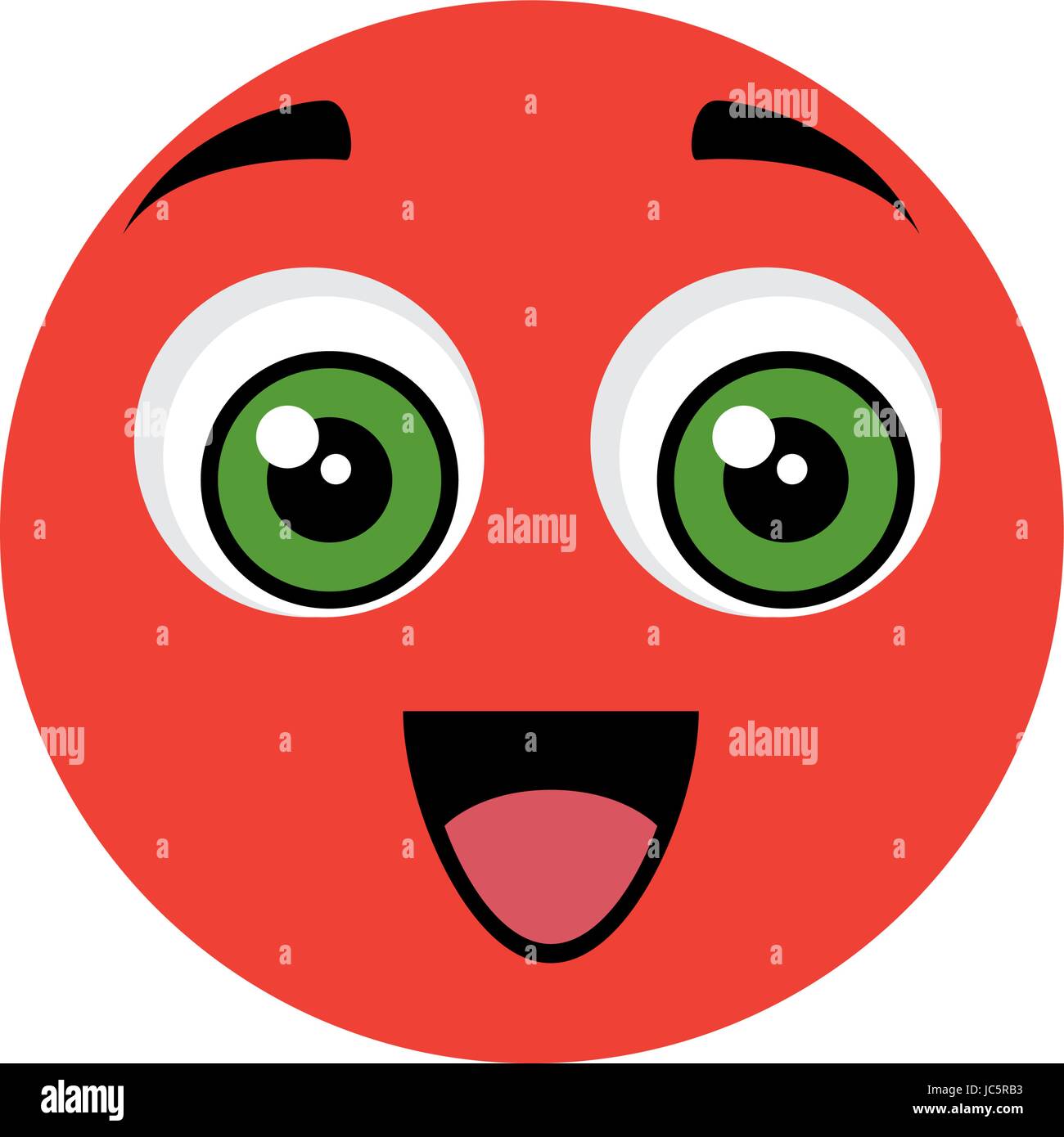 Cute cartoon face Stock Vector Image & Art - Alamy