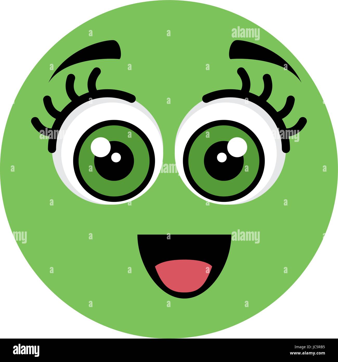 Cute cartoon face Stock Vector Image & Art - Alamy