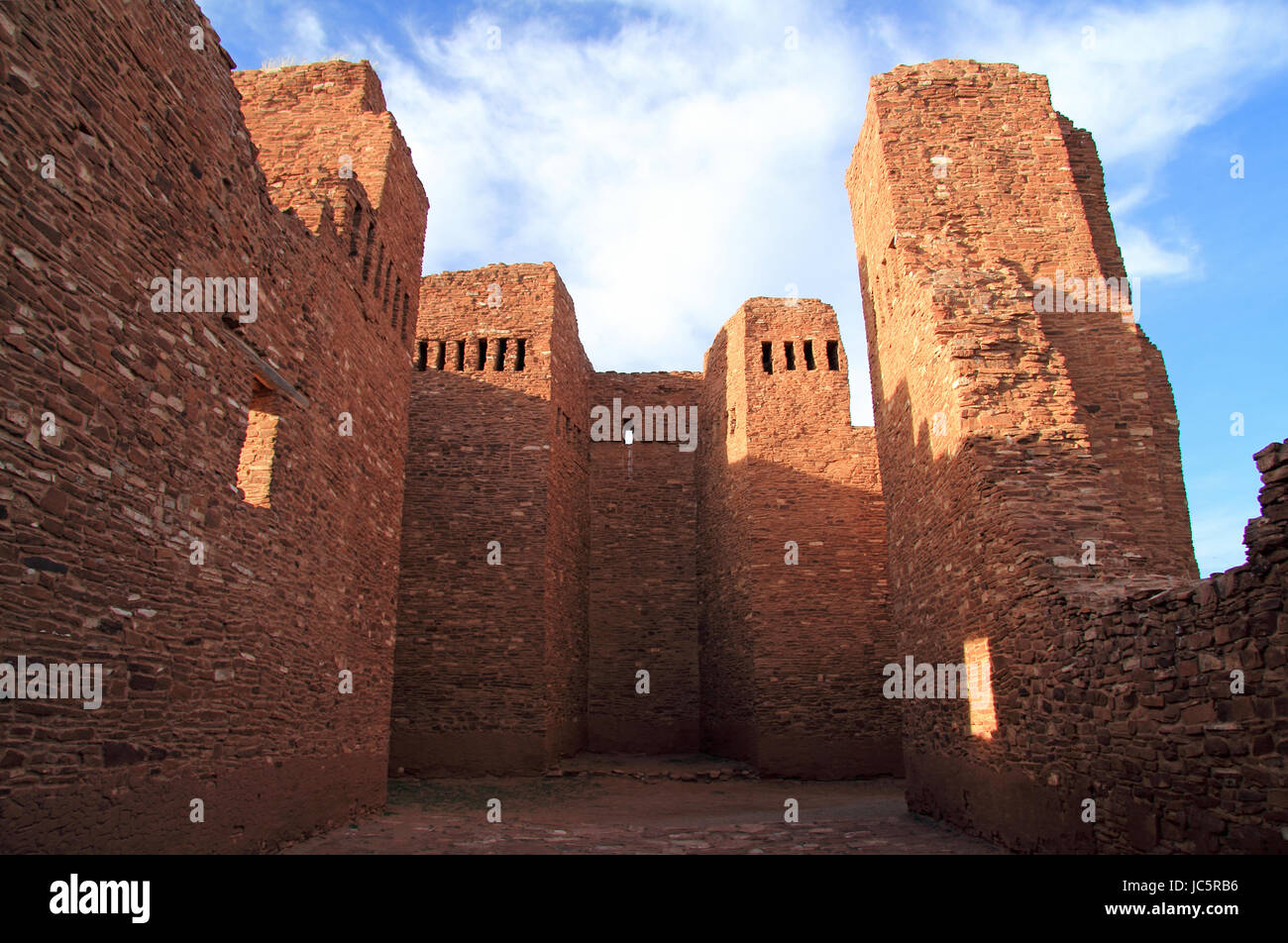 Quarai Ruins at Salinas National Monument in the State of New Mexico ...