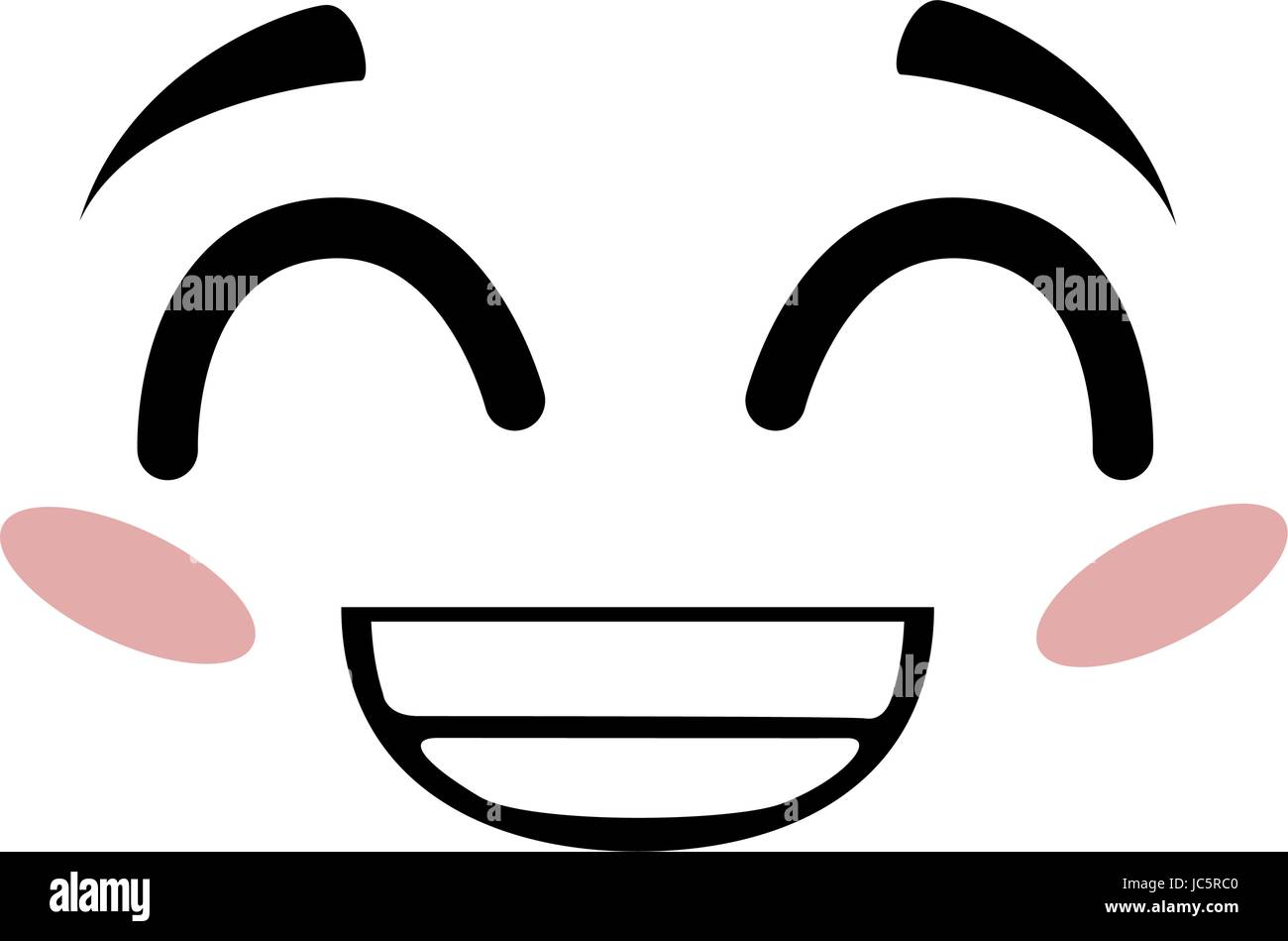 Cute cartoon face Stock Vector Image & Art - Alamy