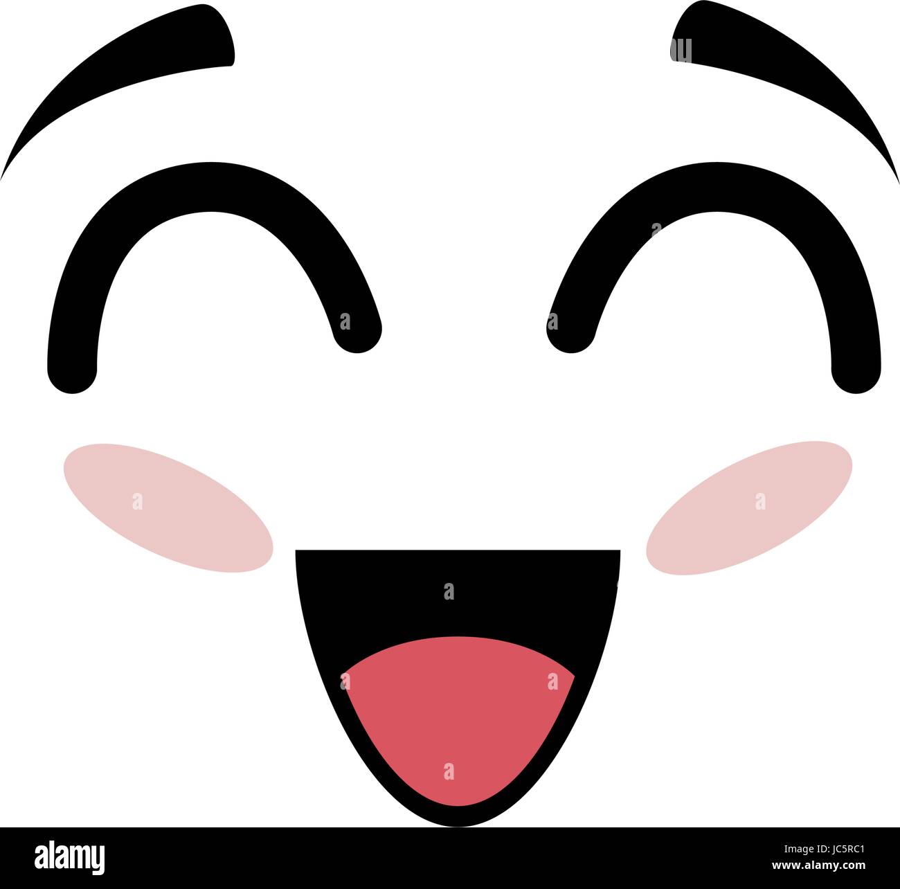 Cute cartoon face Stock Vector Image & Art - Alamy
