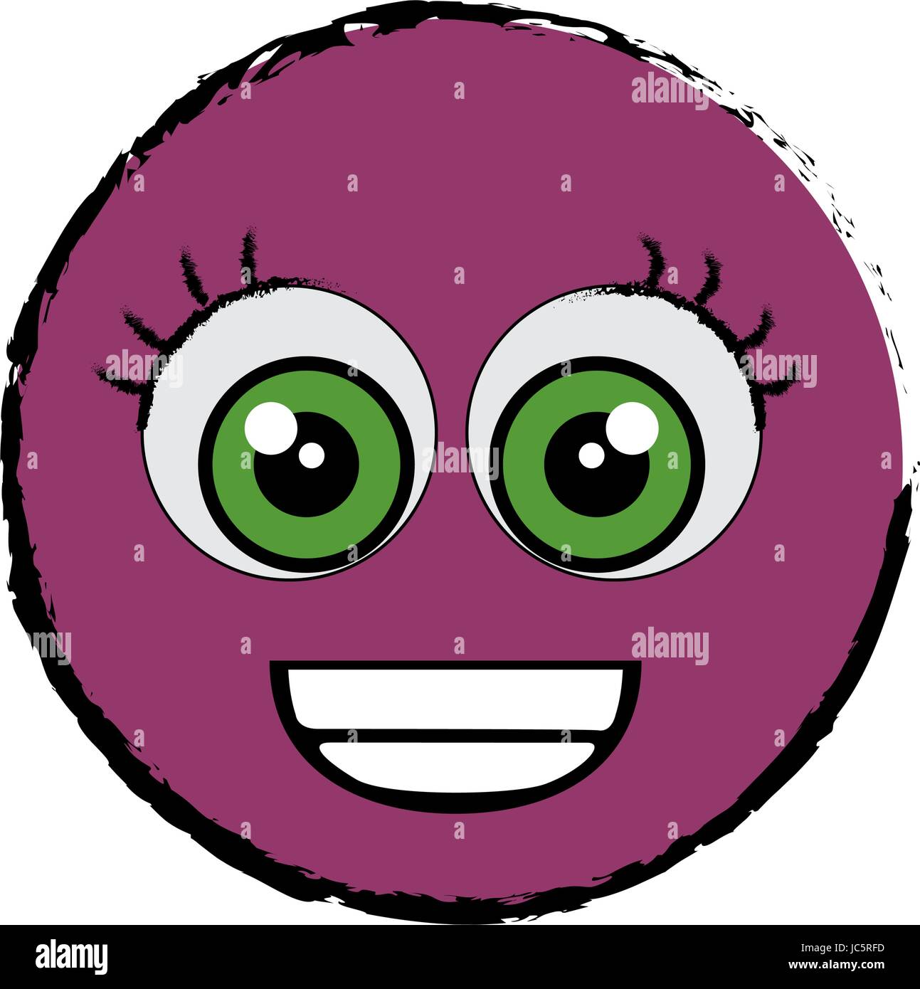 cute cartoon face Stock Vector Image & Art - Alamy