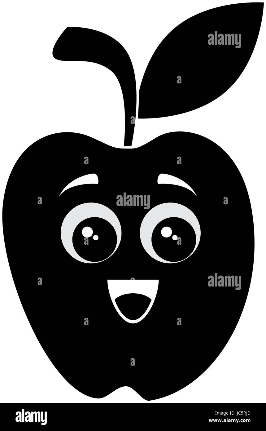 apple funny cartoon Stock Vector Image & Art - Alamy