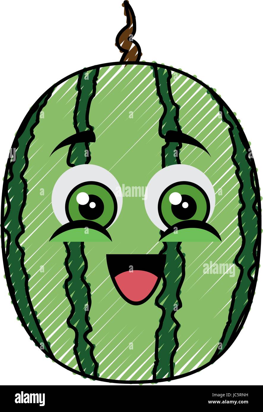 watermelon funny cartoon Stock Vector Image & Art - Alamy