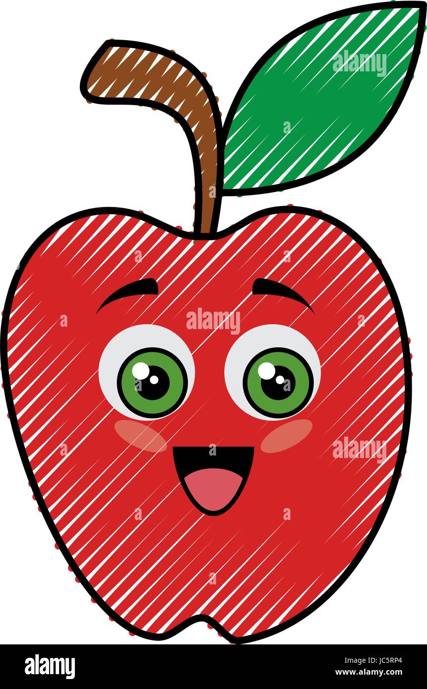 apple funny cartoon Stock Vector Image & Art - Alamy