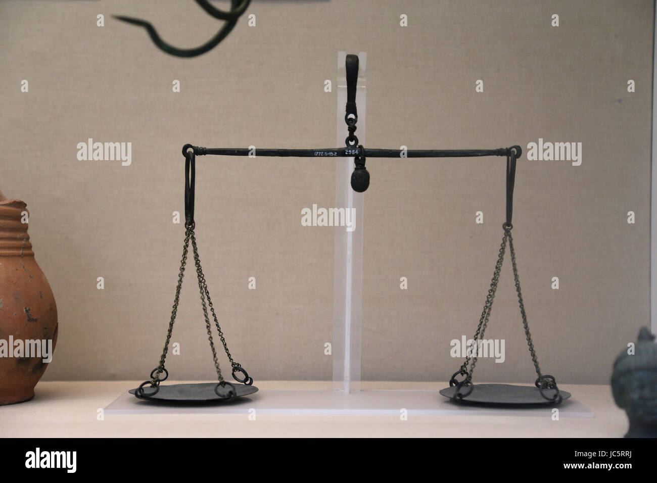 Bronze pair of scales. Roman. British Museum. London. United Kingdom ...