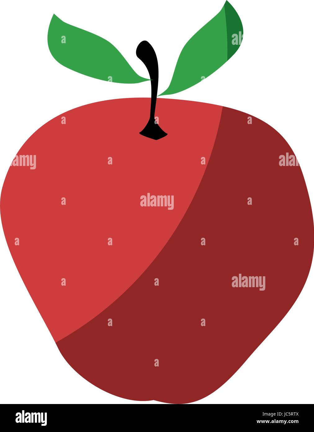 Apple fresh fruit Stock Vector Image & Art - Alamy