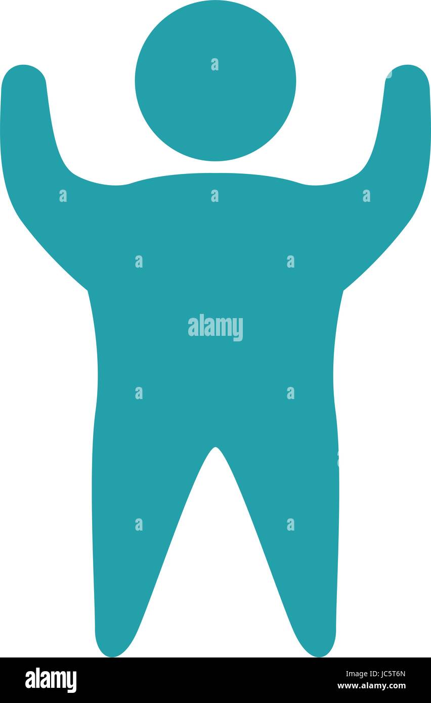fat human silhouette isolated icon Stock Vector Image & Art - Alamy