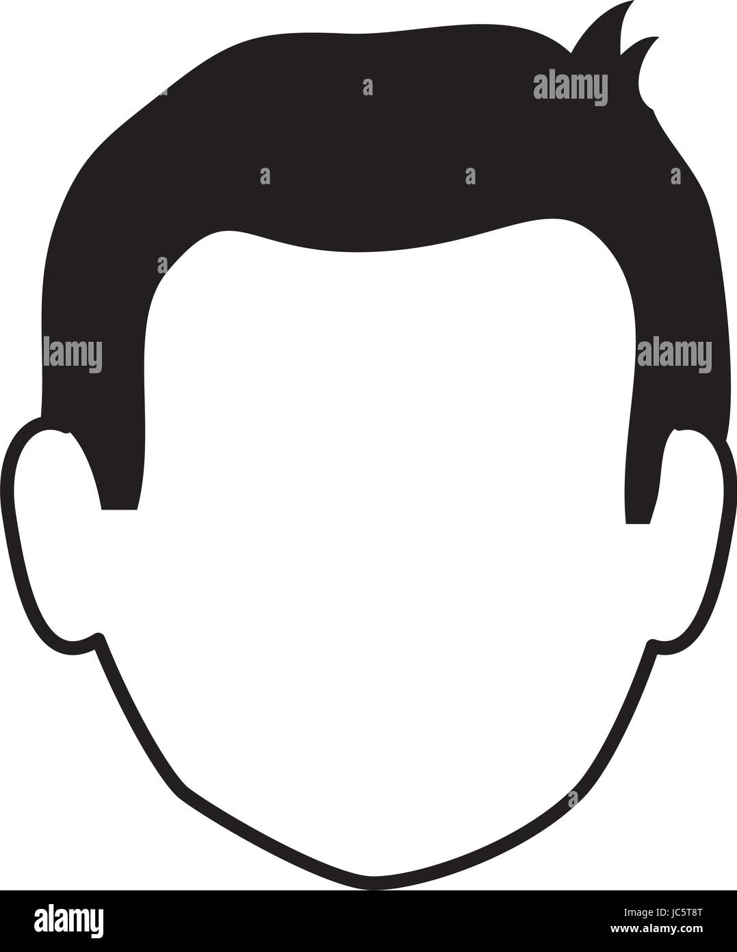 young man head avatar character Stock Vector Image & Art - Alamy