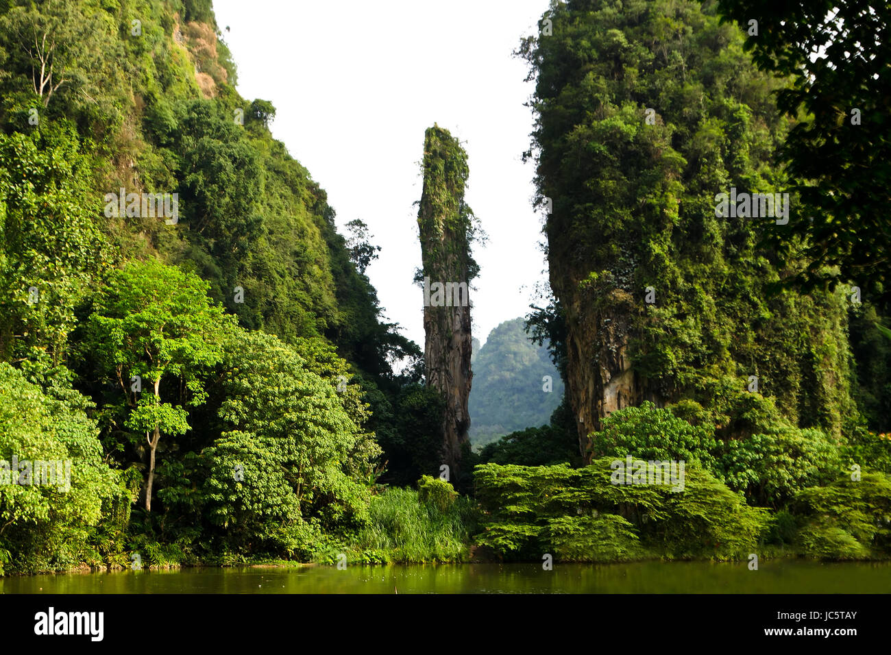 Natural Limestone Cliff and Mountain in Tambun, Ipoh, Malaysia - The ...