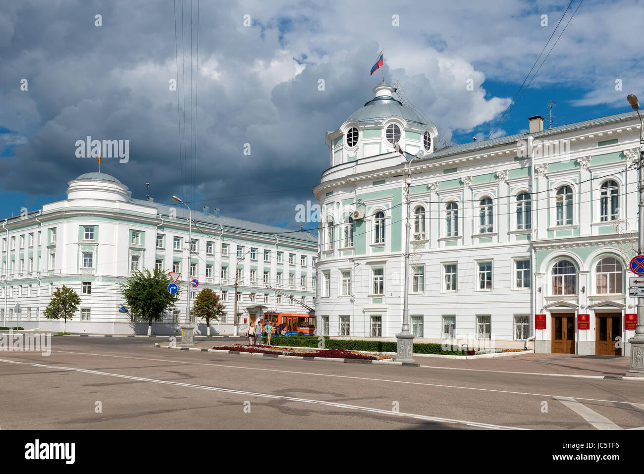 the government building of the Tver region on The Sovetskaya street in ...