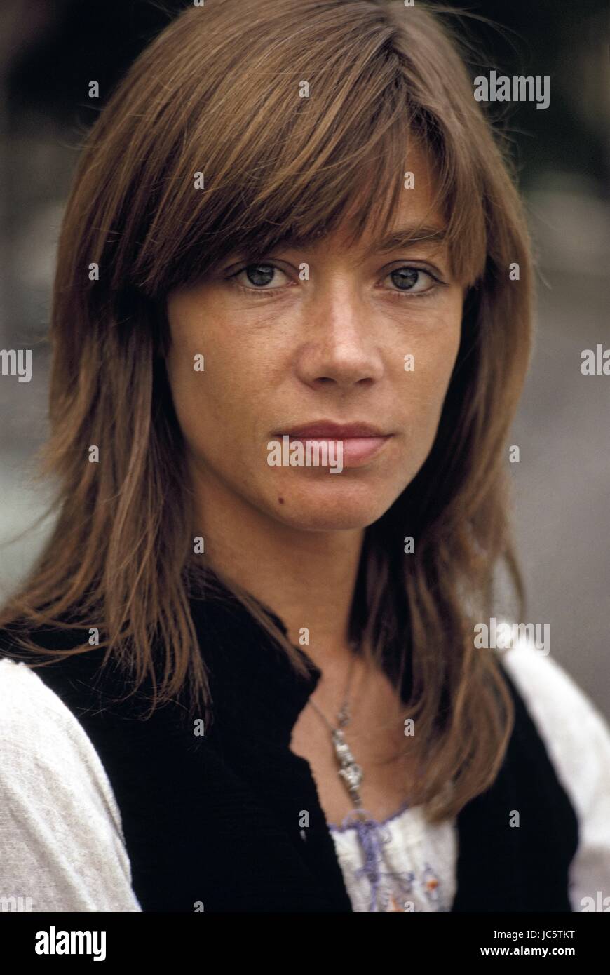 French singer Françoise Hardy, August 1971. Photo Michael Holtz Stock ...