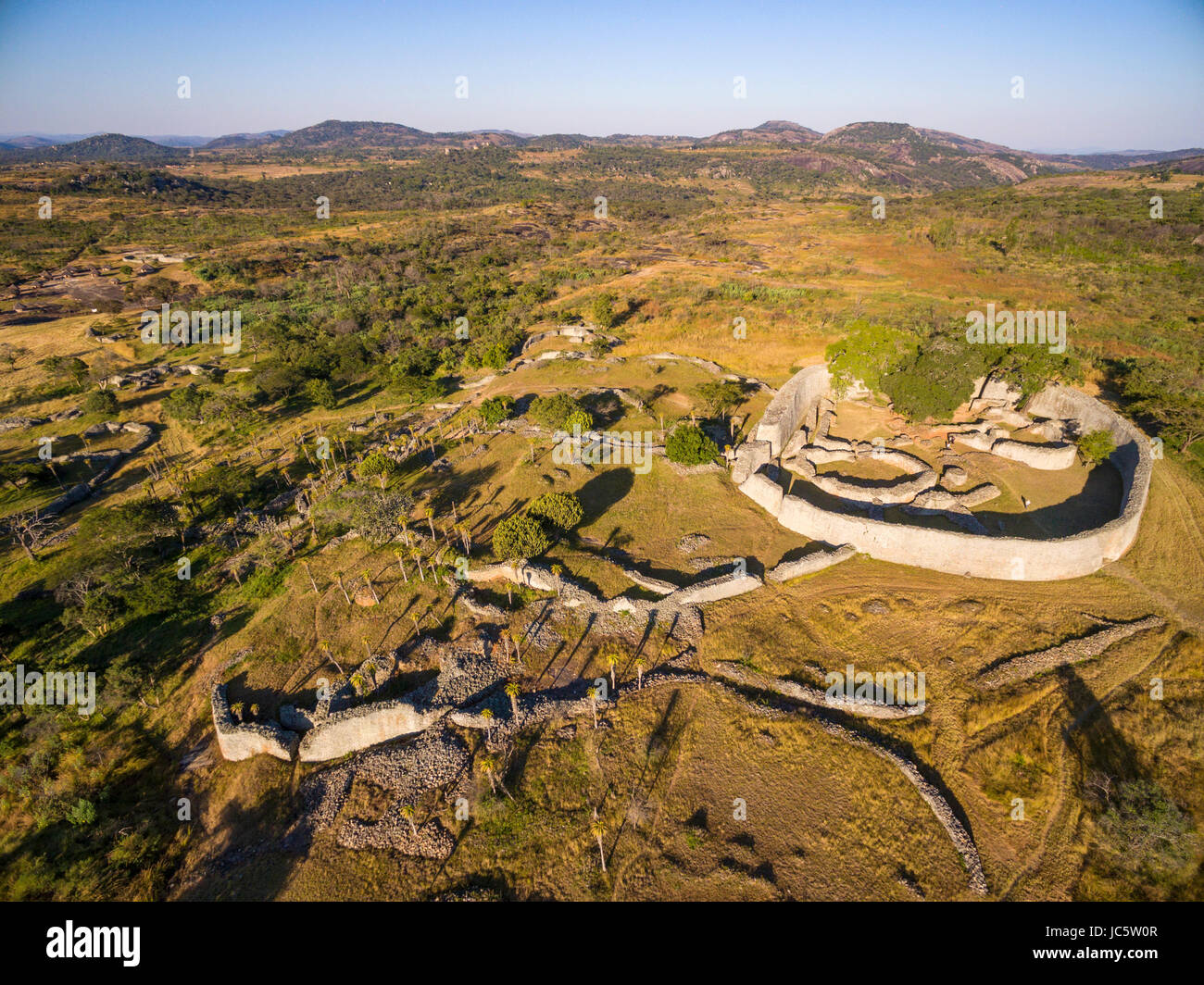 The Great Enclosure at Great Zimbabwe Ruins, Zimbabwe Stock Photo - Alamy