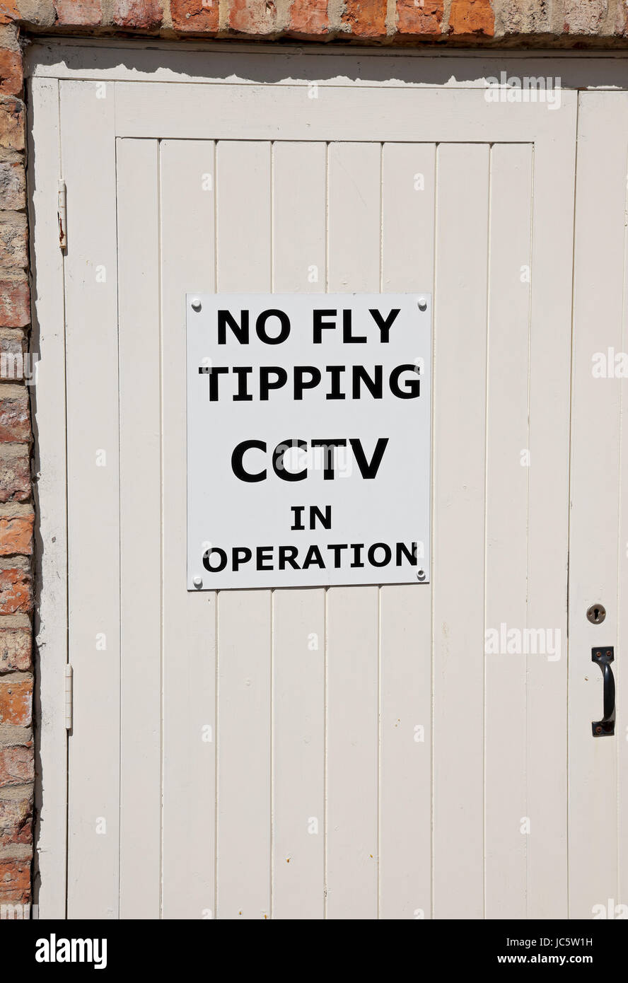 No Fly Tipping Sign Stock Photos & No Fly Tipping Sign Stock Images - Alamy