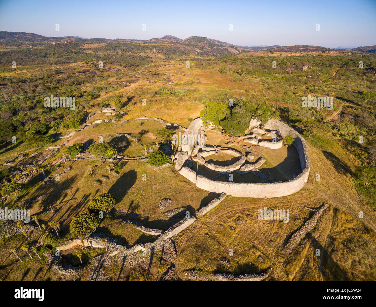 The Great Enclosure at Great Zimbabwe Ruins, Zimbabwe Stock Photo - Alamy