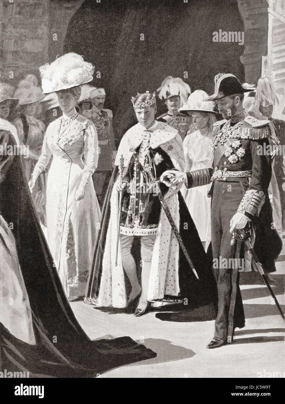 Mary of teck mother father hi-res stock photography and images - Alamy