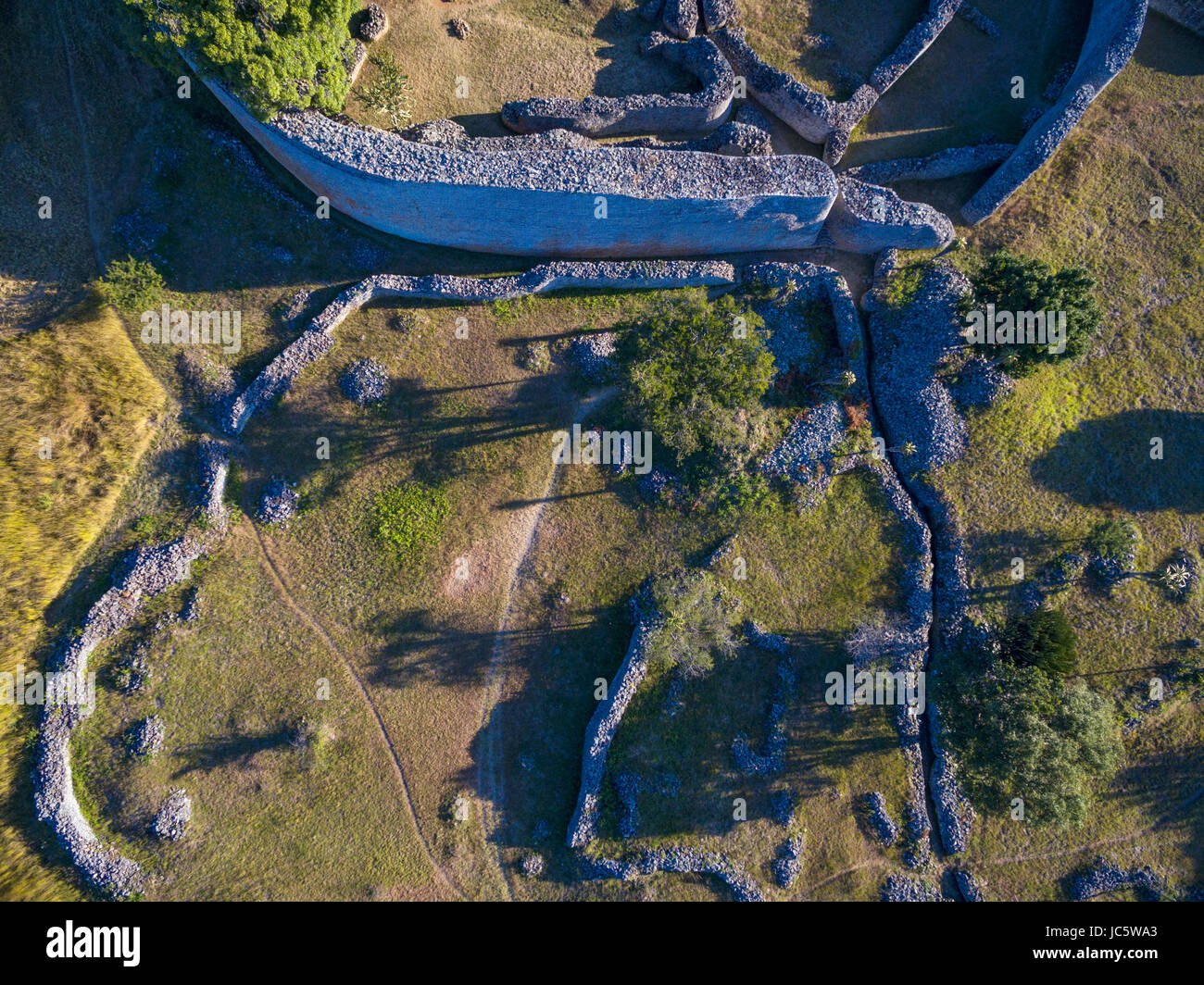 Great zimbabwe aerial hi-res stock photography and images - Alamy