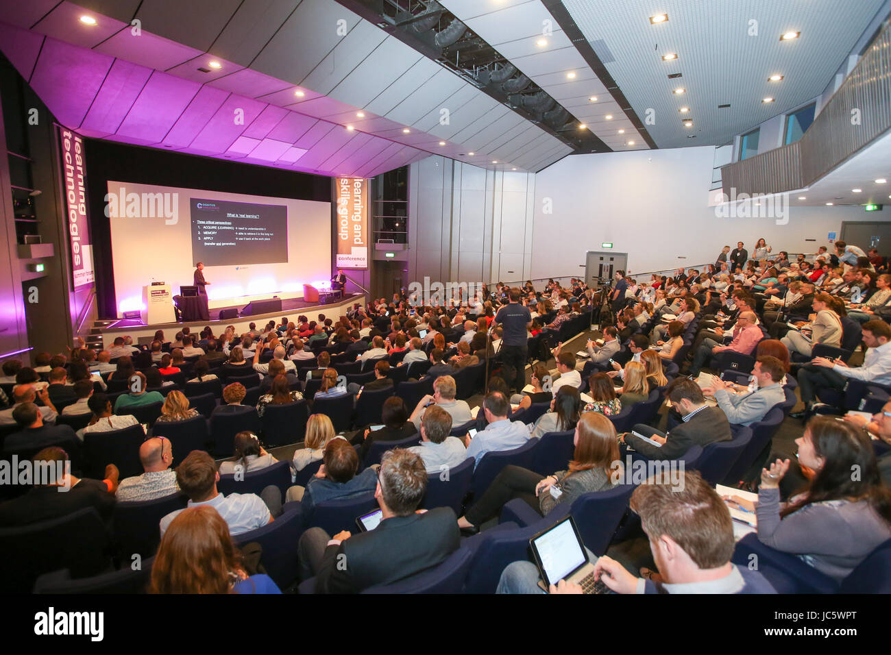 London UK, 13th June, 2017. Busy audience at the seminar of the 2017 ...