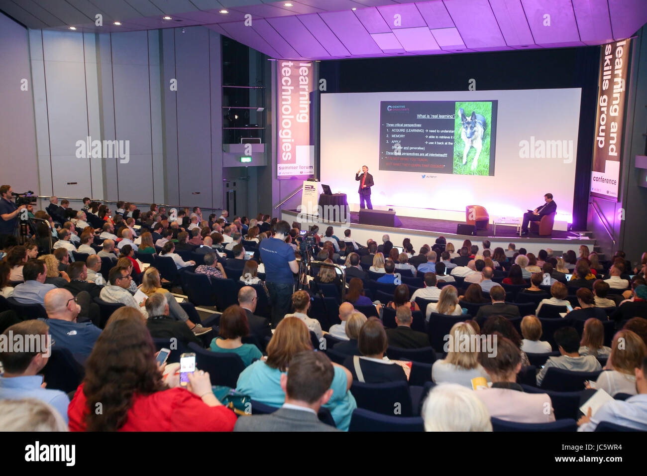 London UK, 13th June, 2017. Busy audience at the seminar of the 2017 ...