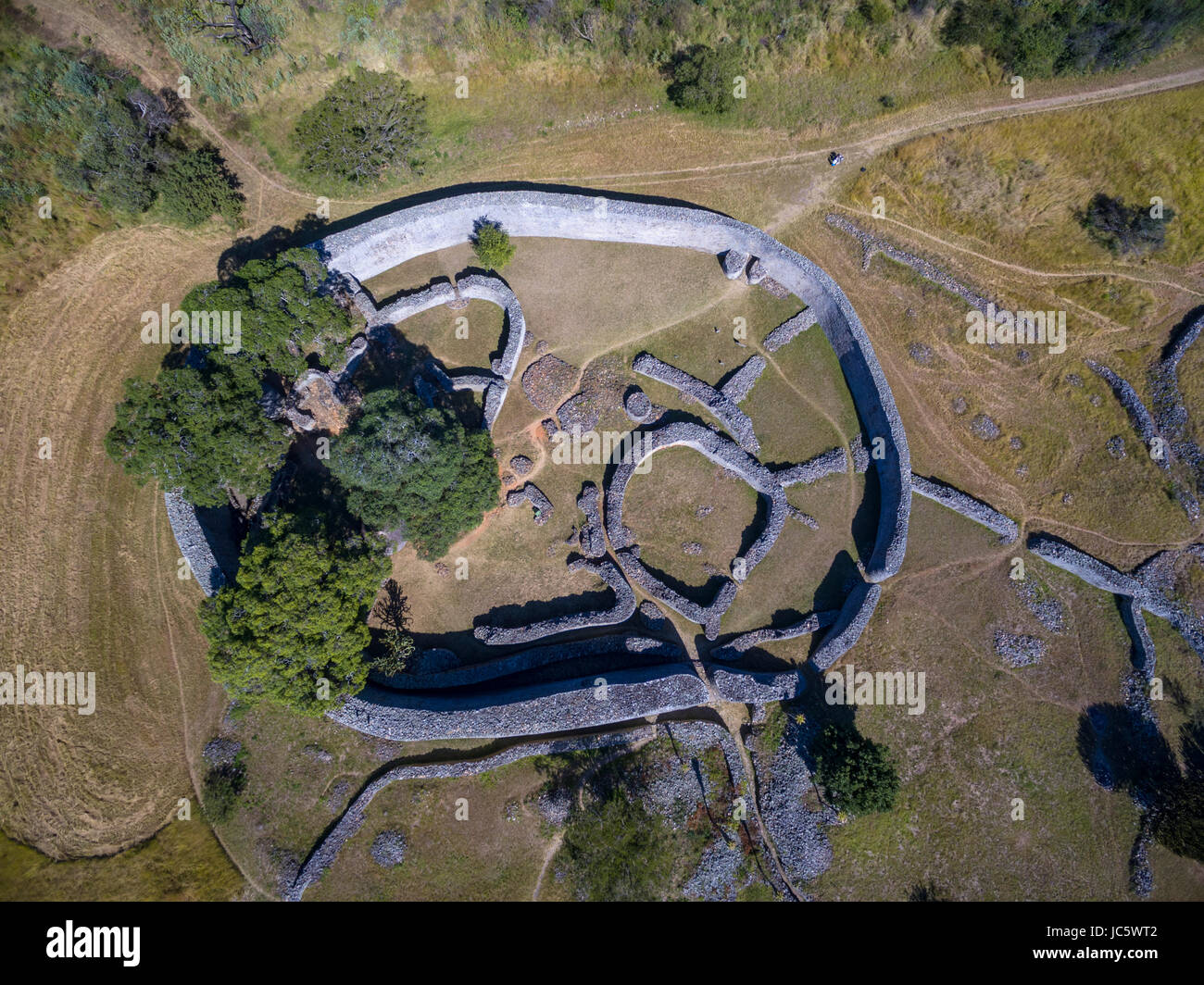 The Great Enclosure at Great Zimbabwe Ruins, Zimbabwe Stock Photo - Alamy