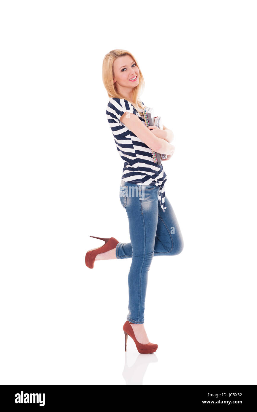Pretty school girl Stock Photo - Alamy