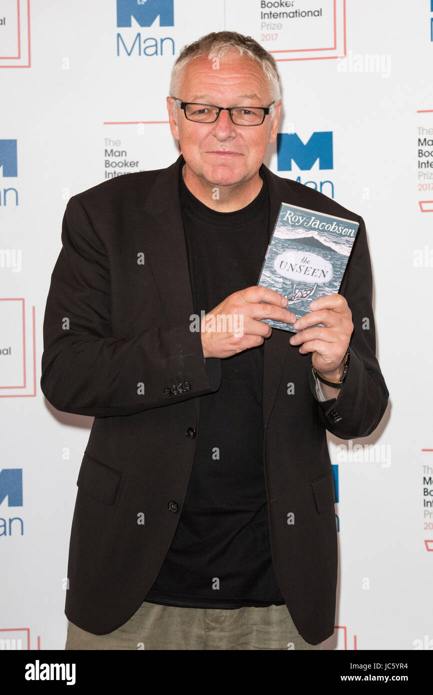 London, UK. 13 June 2017. Pictured: Norwegian writer Roy Jacobsen ...