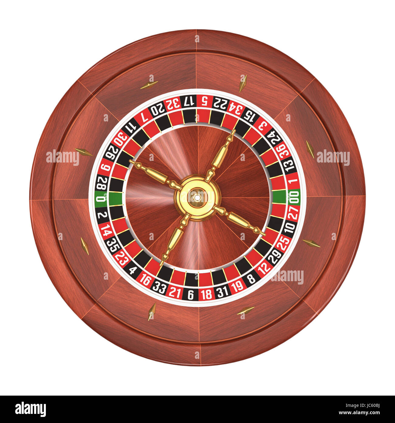 White ball on roulette wheel Cut Out Stock Images & Pictures - Alamy