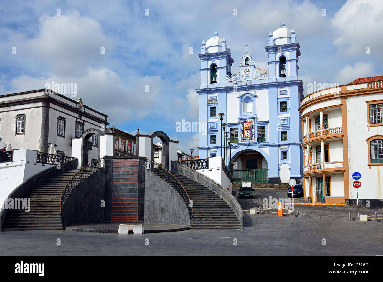 Church in Angra Th Heroismo, Terceira, the Azores, Portugal / Igreja ...