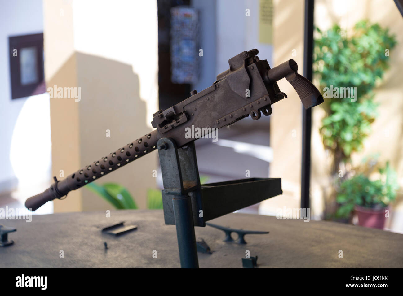 Military guns in a museum of Trinidad, Cuba Stock Photo - Alamy