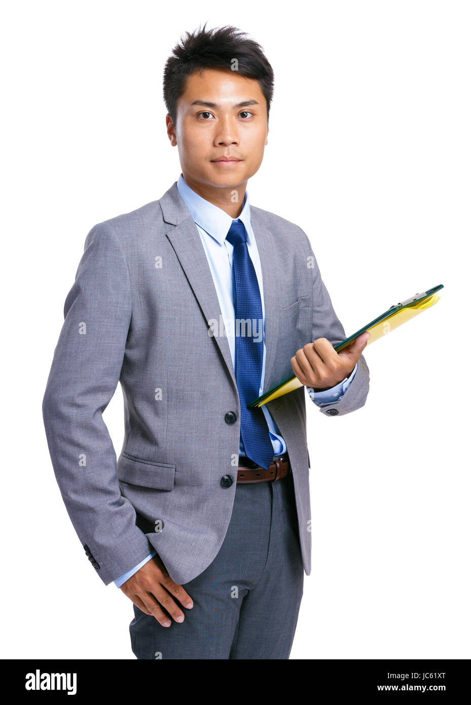 Business man hold clipboard Stock Photo - Alamy Business man hold clipboard Stock Photo - Alamy