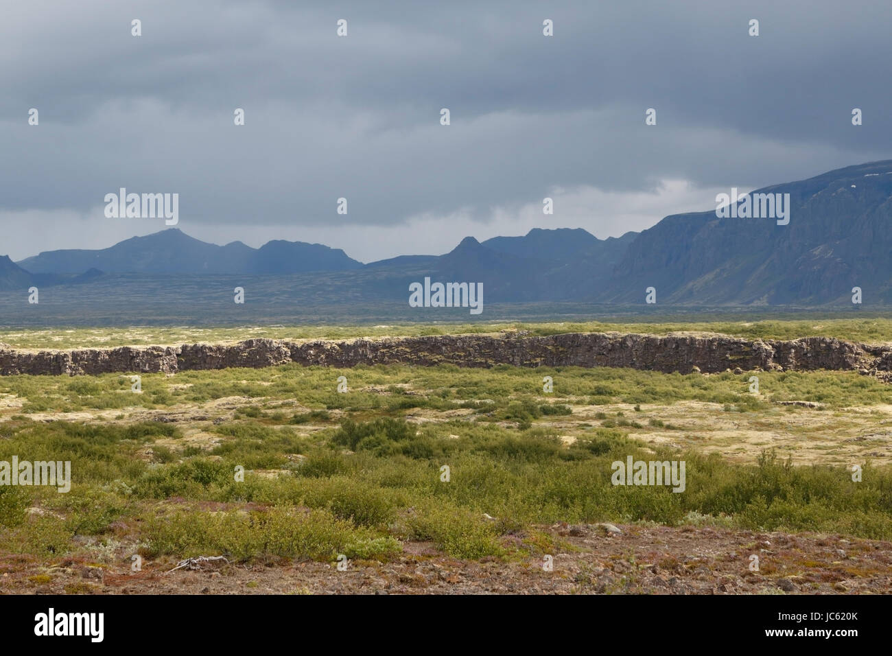 basalt formation from magma eruption and splitting of earth;s crust ...